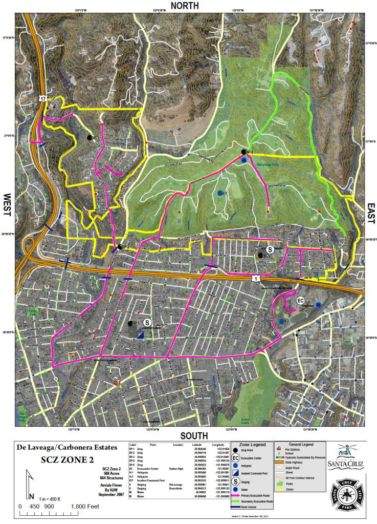 Fire Evacuation Maps – Santa Cruz Climate Action Network